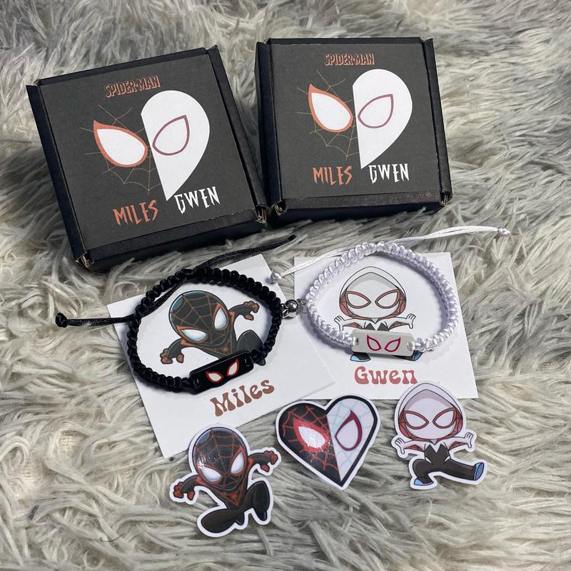 Gelang couple spiderman miles morales & gwen stacy bracelets manik ...