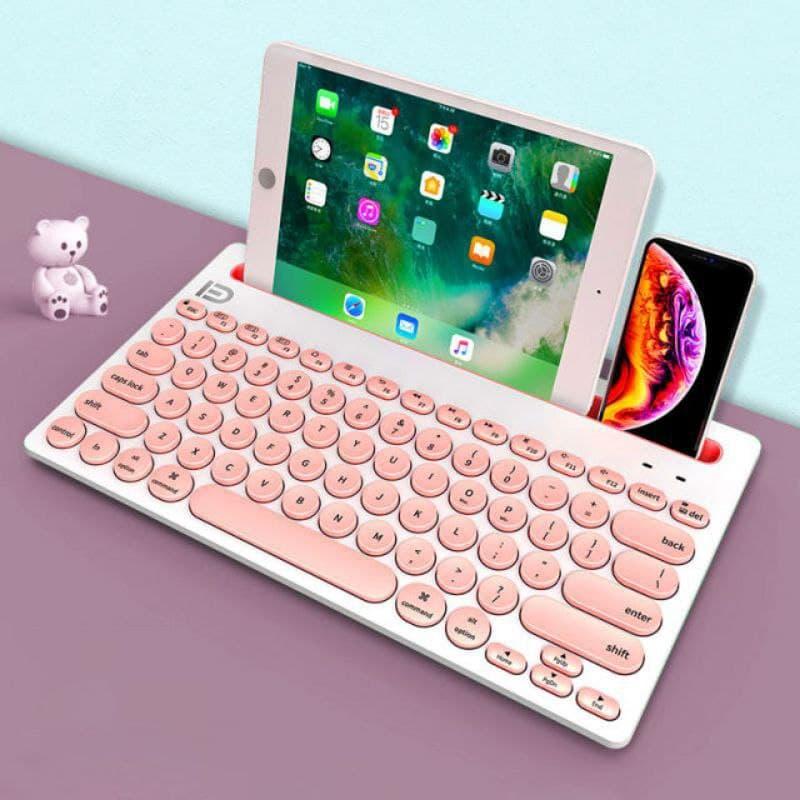 Keyboard Bluetooth Wireless Nirkabel Handphone laptop PC - Shop | Tokopedia