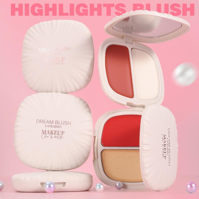 2-in-1 Blush & Highlighter Palette, Long-Lasting Natural Glow, - Shop ...