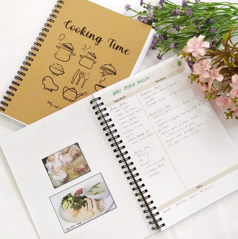 Notebook A5 Recipes Template Cooking Buku Resepi Masakan - TikTok Shop ...