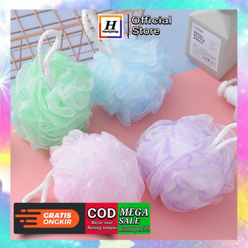New Spon Buat Mandi Jaring Gosok Bersih Bath Ball Sponge Spons - Shop ...