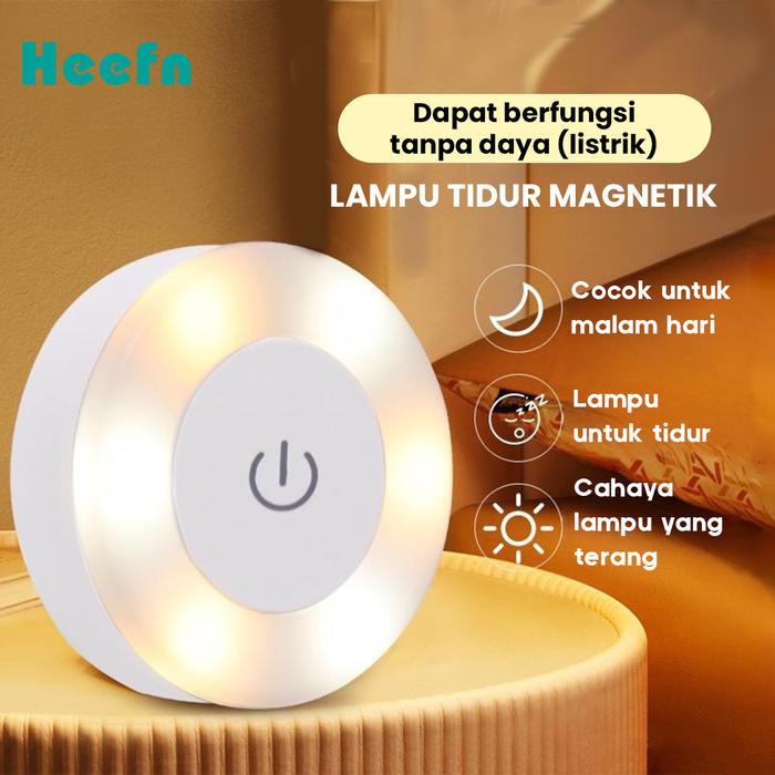 Promo Heefn Lampu Tidur Lampu Portable Magnetik Lampu Malam Lampu ...