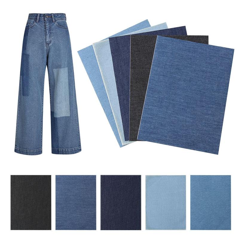 Tampalan Pembaikan Jeans Pakaian, Bahan Kain Denim, Pelekat sendiri ...