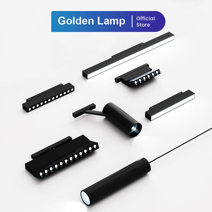 Promo Lampu LED Magnetic Track Lighting - Linear Spotlight/Flood Light ...