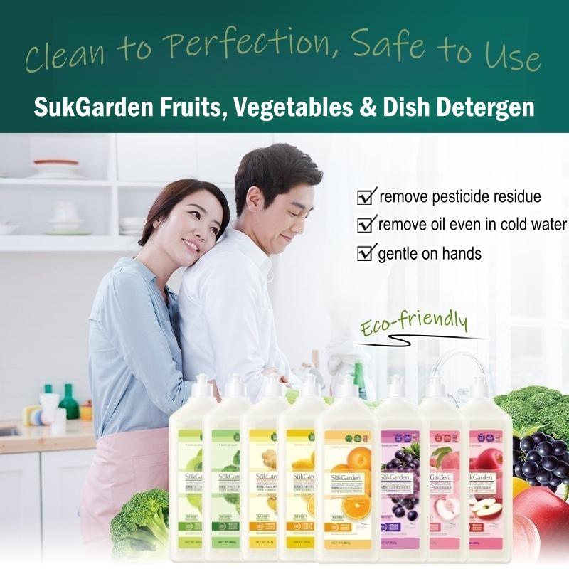 Suk Garden 800g Dishwashing Liquid Food Cleaning Dish Wash+Fruits ...