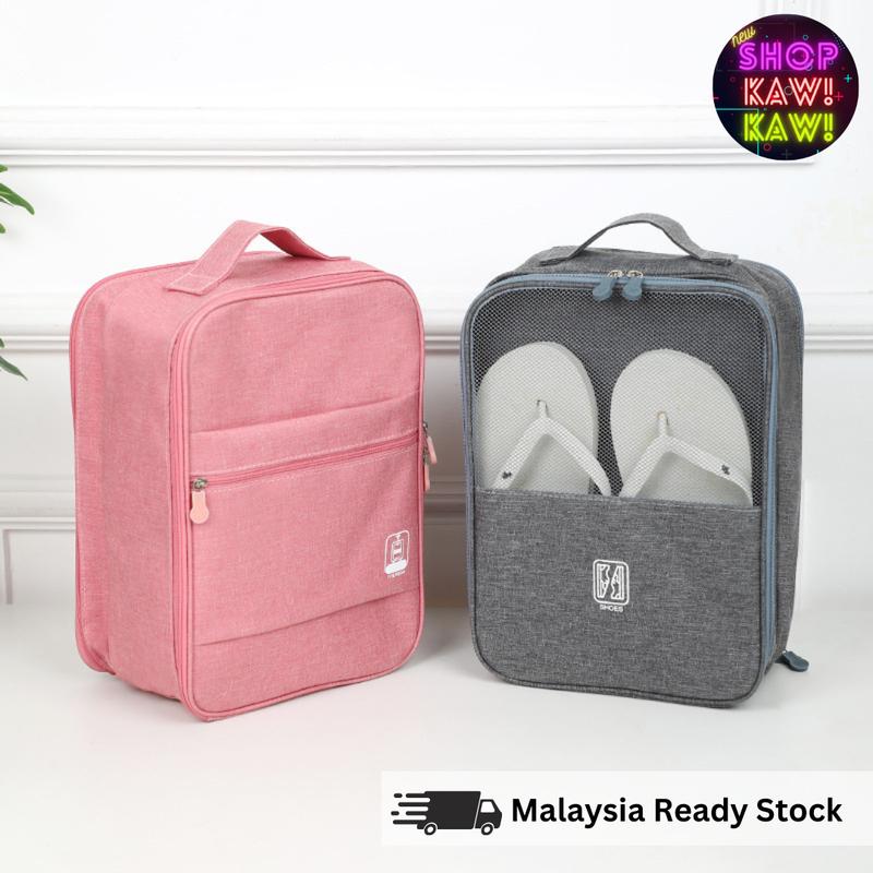 ShopKawKaw | Beg Simpan Kasut Boleh Lipat | Travel Shoe Bag Organizer ...