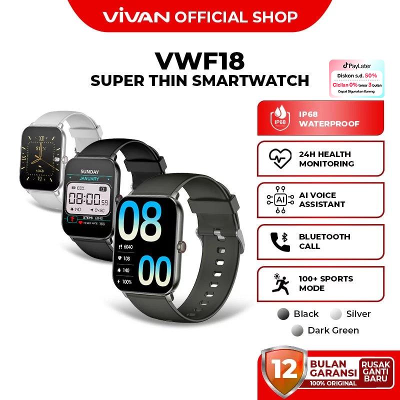 VIVAN Smart Watch VWF18 | Waterproof IP68 | 100+ Sports Mode - Shop ...