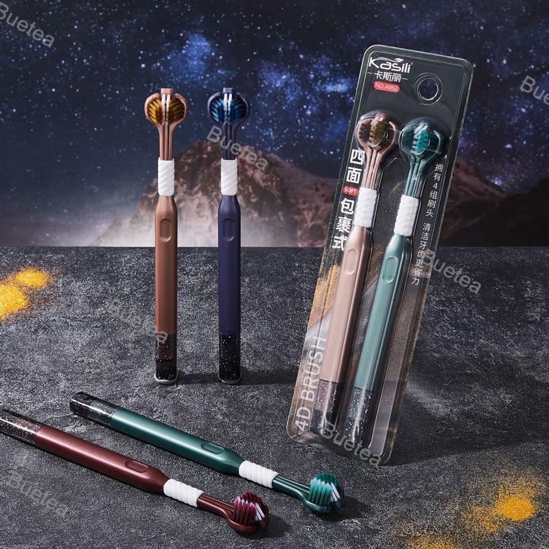 BUY 1 TAKE 1 total 2/4/8pcs Four-sided Toothbrush Ultra Fine - TikTok ...