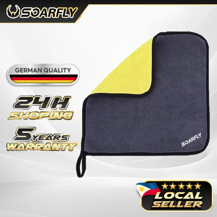 SOARFLY Thicken Microfiber Car Towel (600g) - TikTok Shop Philippines