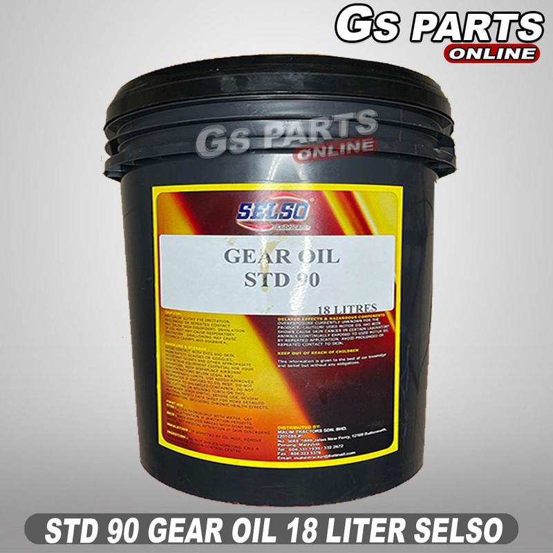 STD 90 GEAR OIL 18 LITER SELSO ( SATU ORDER UNTUK SATU TONG SAJA ...