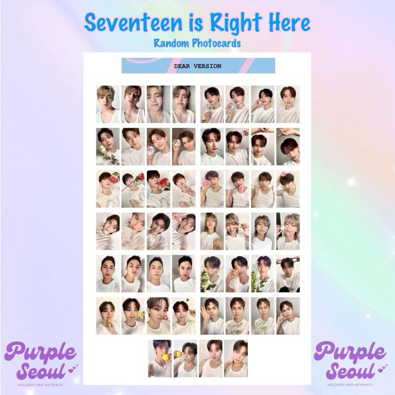 17 IS RIGHT HERE - DEAR VERSION OFFICIAL RANDOM PHOTOCARDS - TikTok ...