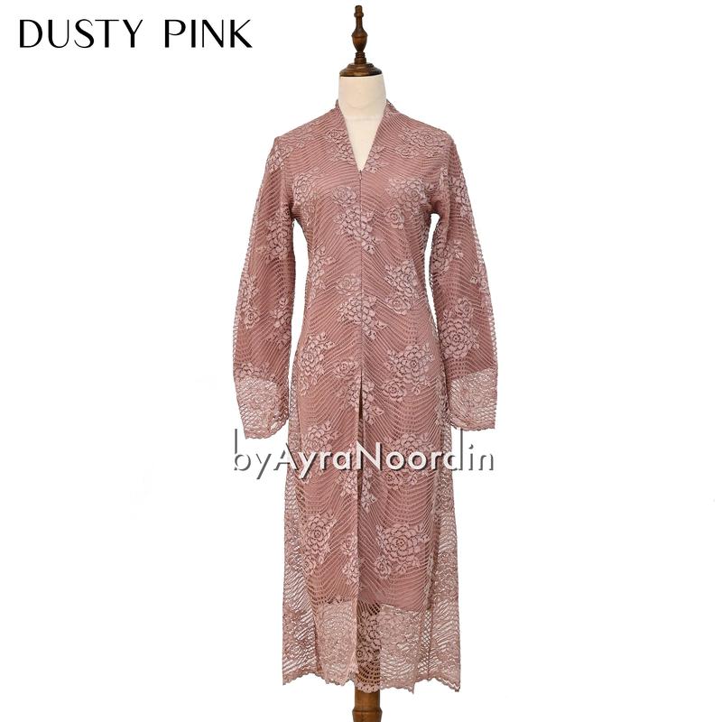 byAYRANOORDIN ZALEEYA Baju Kebaya Labuh Lace Top Dress - TikTok Shop ...