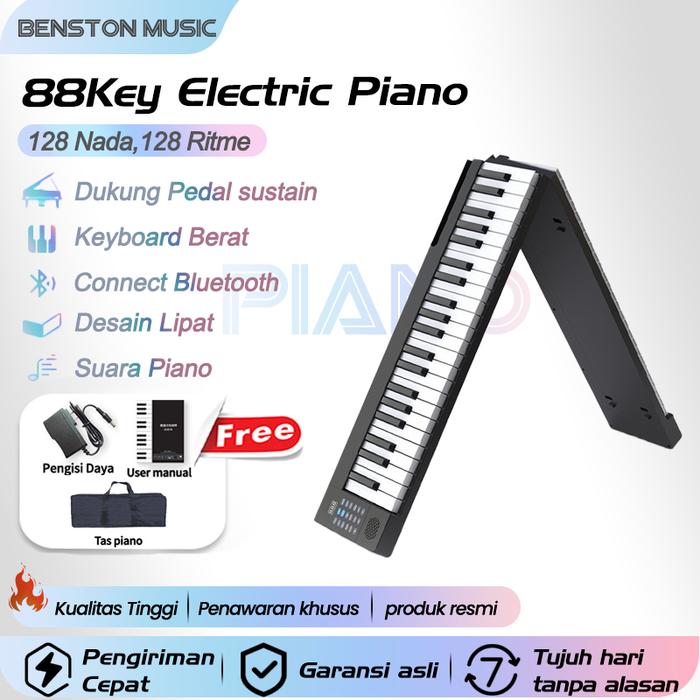 Promo Benston Music- 88-key folding piano, smart electric piano 88-key ...