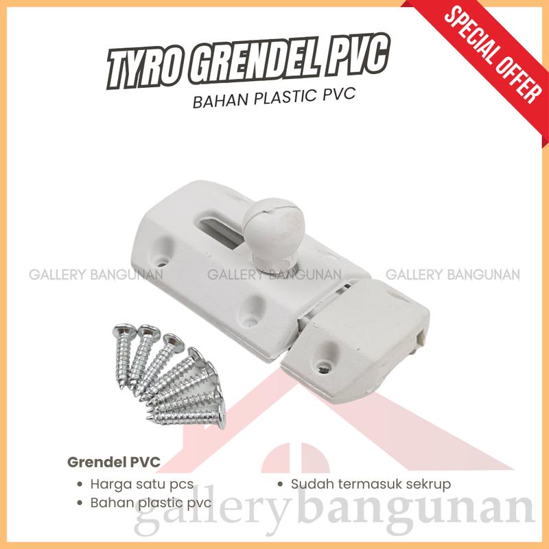 Grendel Plastik PVC Untuk Kamar Mandi Plastic Gerendel Kunci - Shop ...