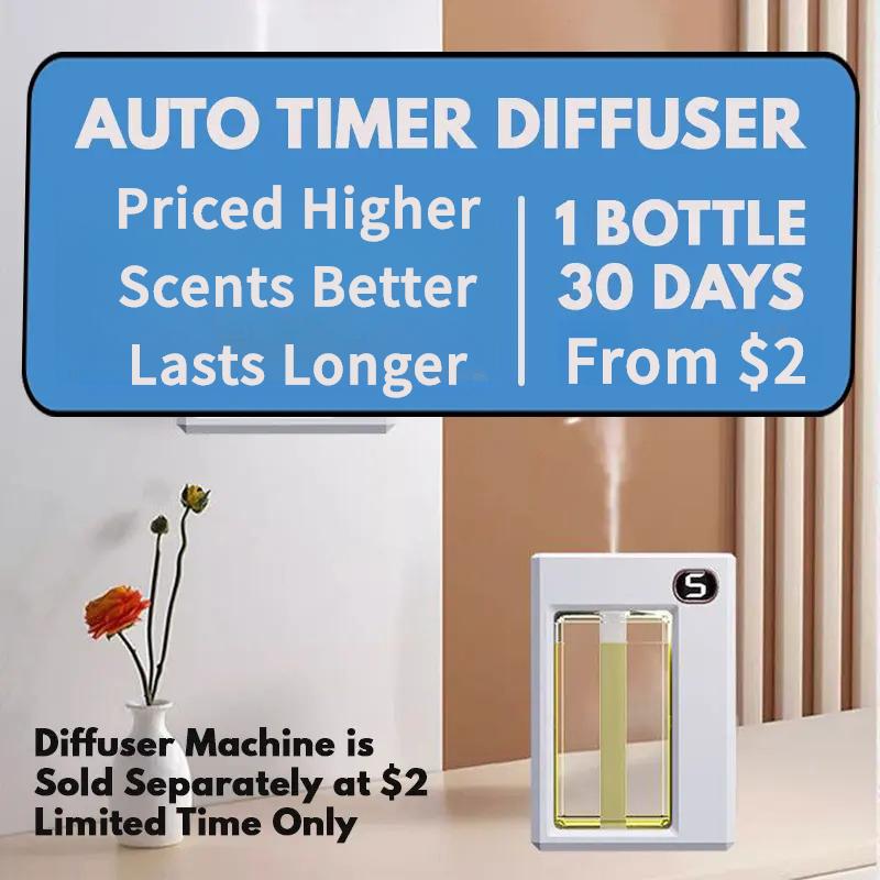 Automatic Scent Diffuser Toilet Remove Odour Bedroom Office Car ...