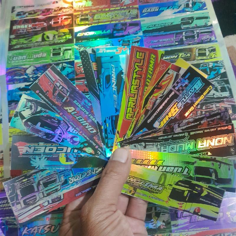 Stiker Bus SJM Albino Zafira Campur / Stiker Bus Tolelot Kertas - Shop ...
