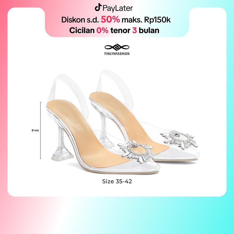 SH-009 [FF] Hak Tinggi 7cm Cewek Kasual Kaca Transparan High - Shop ...