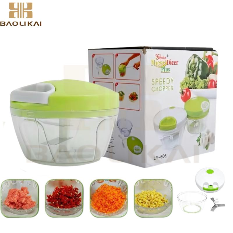 Manual Easy Spin Cutter Speedy Garlic Onion Vegetable Choppe - TikTok ...