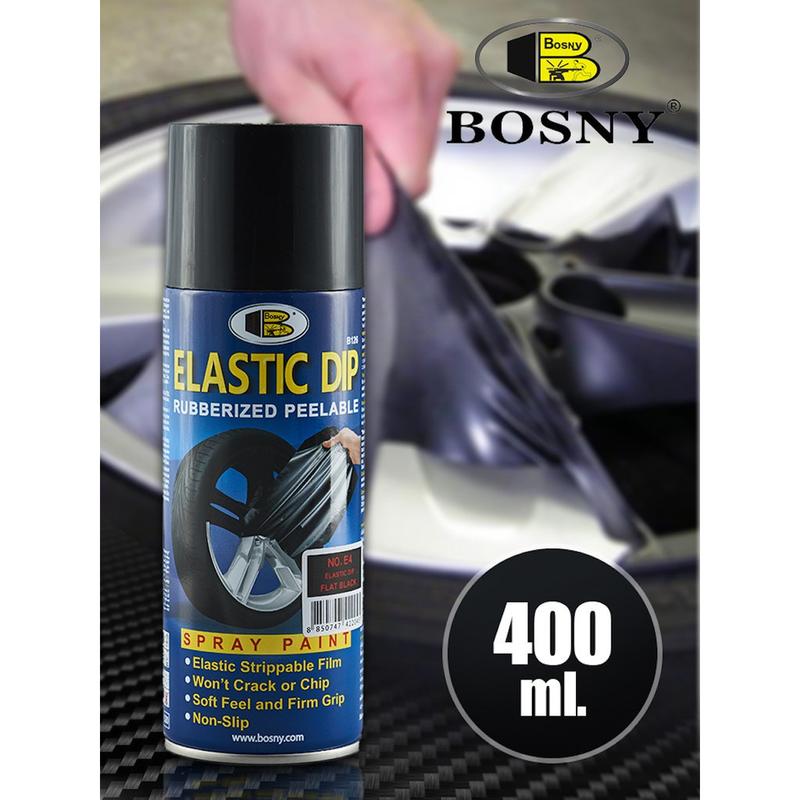 BOSNY Elastic Rubber Coating Dip Spray Paint B126 400ml - TikTok Shop ...