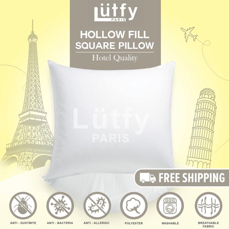 **Prestigious Quality** Lutfy Paris 45cm White Square Pillow - TikTok ...