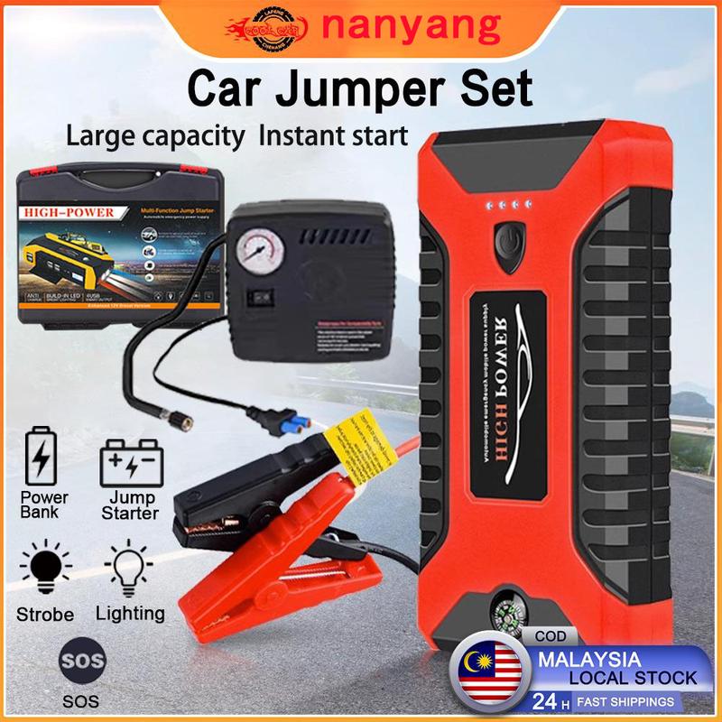99800mAh 12V car jumper power bank jump start car power bank - TikTok ...