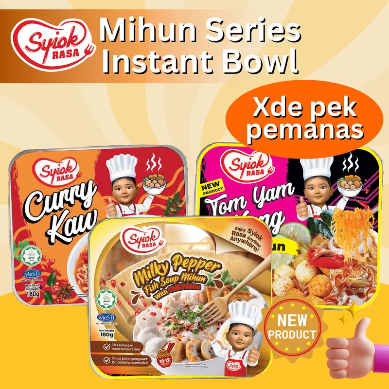 Syiok Rasa Mihun Series Instant Bowl Ready Stock || MUSLIM PRODUCT ...
