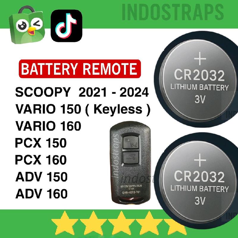 Baterai remote pcx vario scoopy adv pcx 150 160 adv 150 160 new vario ...