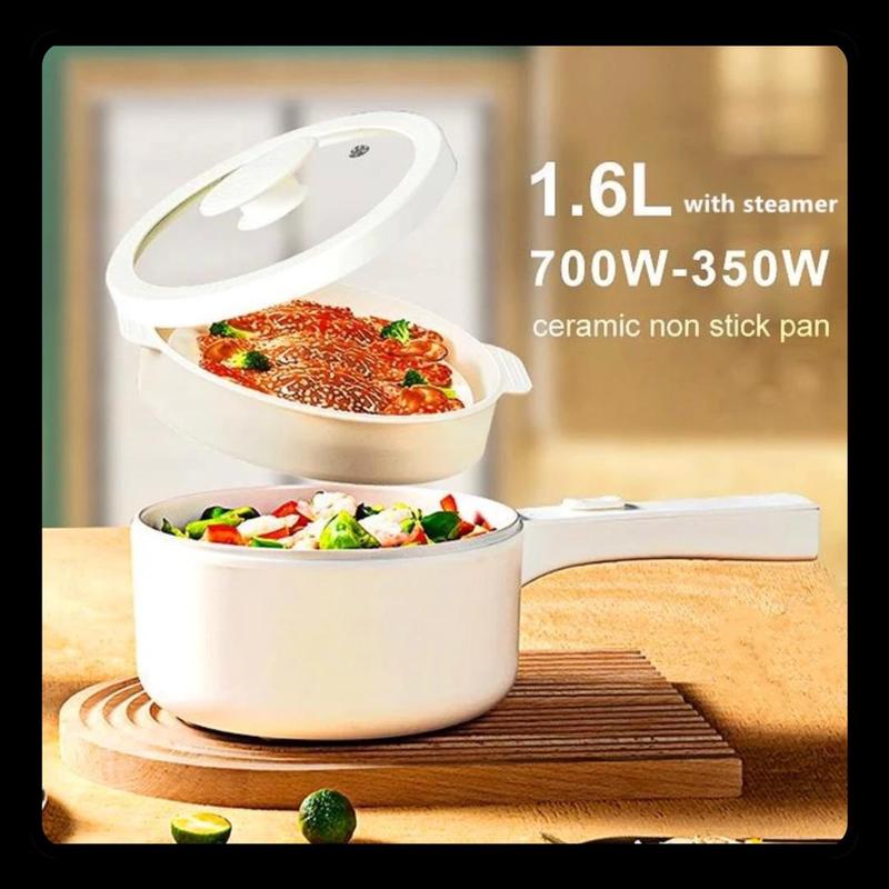 1.6L Non Stick Electric Cooker With Steamer Multi-Function Cooker ...