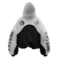 Promo ENOCHPROJECT | HOODIE BOXY LAYER | ARISE - PUTIH X HITAM, XXL ...