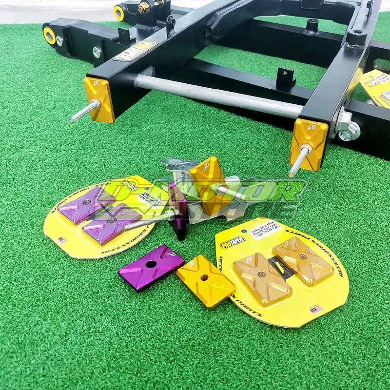 PROTAPER NEW CHAIN ADJUSTER PLATE DESIGN X TEBAL Y15ZR Y16ZR - TikTok ...