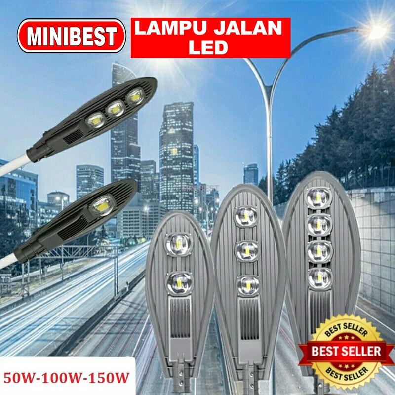 MINIBEST PRO LAMPU JALAN LED 100W PJU - LED100W KOBRA LED - Shop ...