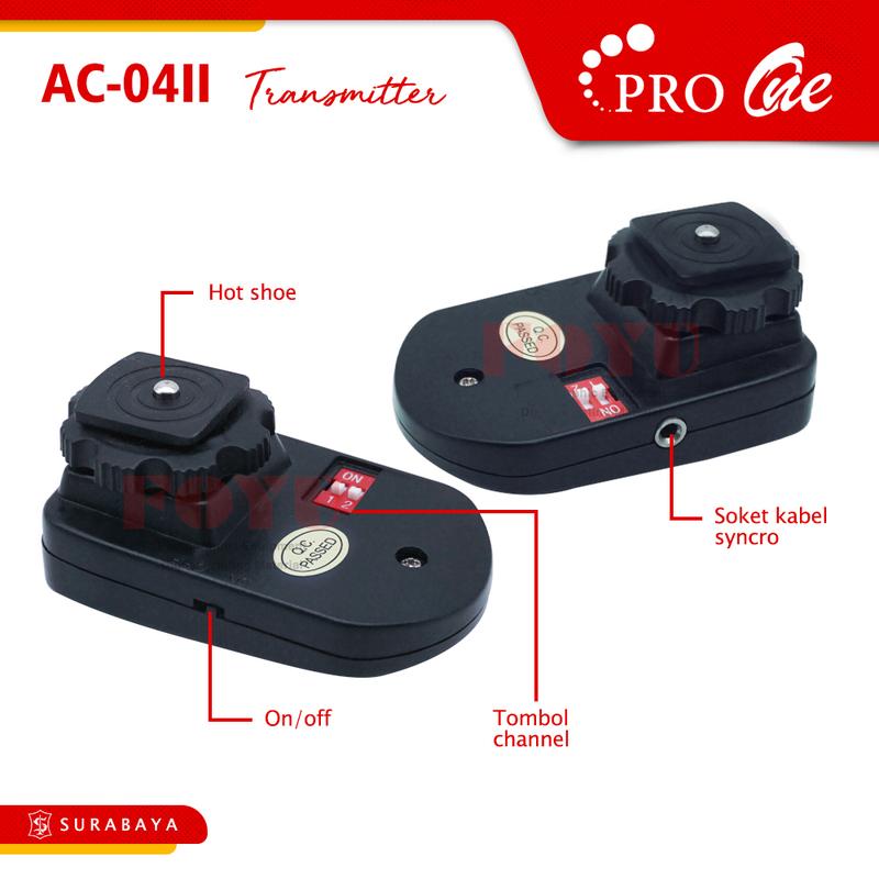 Trigger Radio Slave Listrik AC-16 ( 2 Receiver dan 1 Transmitter ...