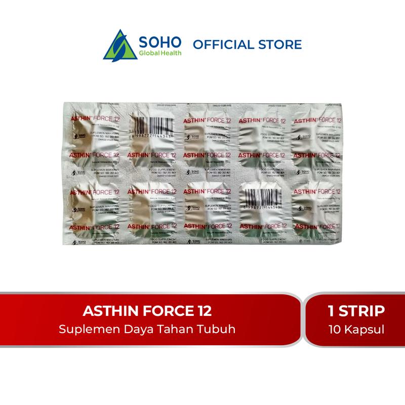 ASTHIN FORCE 12 MG Suplemen Natural Astaxanthin untuk Kesehatan dan ...