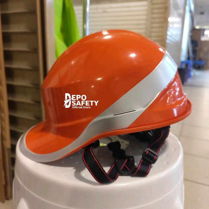 Jual HELM SAFETY PROYEK MSA BASE BALL ABS LOKAL WARNA ORANGE ORIGINAL ...