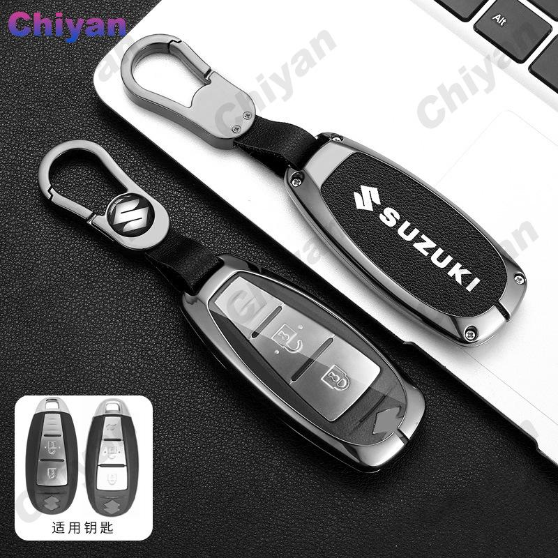 Zinc Alloy Genuine Leather Automatic Car Key Case Cover Smar - TikTok ...