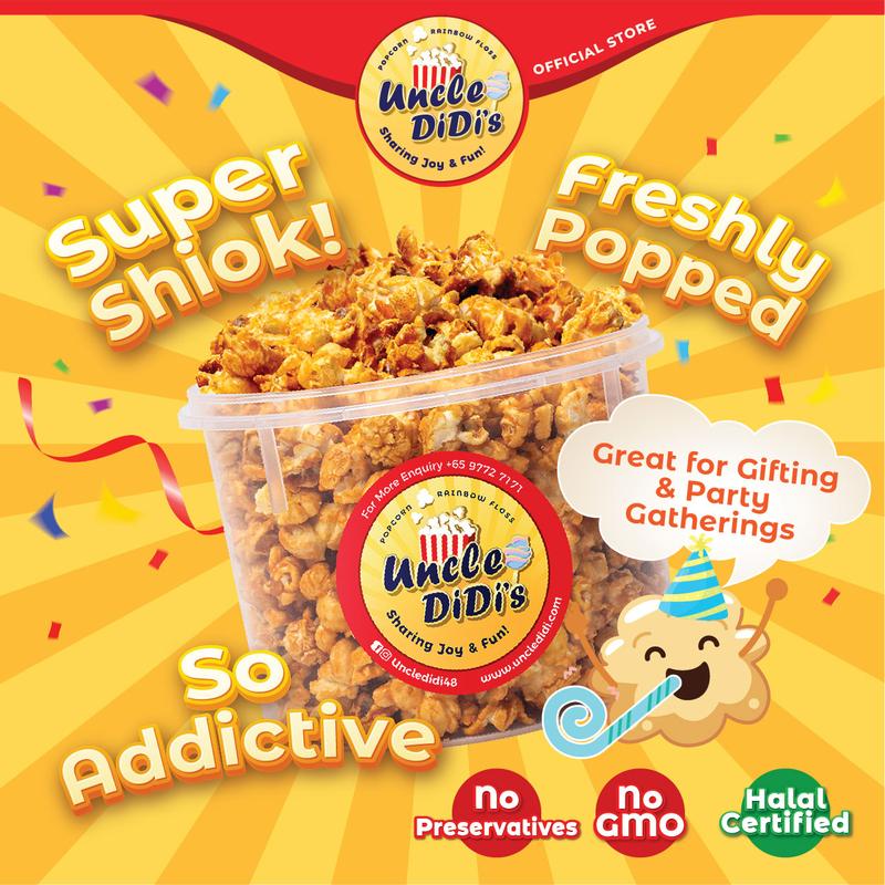[Bundle of 3 Fun] Uncle DiDi's Fresh Popcorn | Fun Tub 750ml - TikTok ...