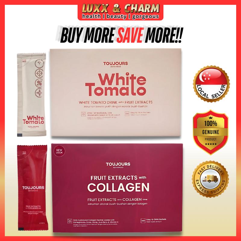 TOUJOURS Advance (GENUINE 100%) Collagen & White Tomato with - TikTok ...
