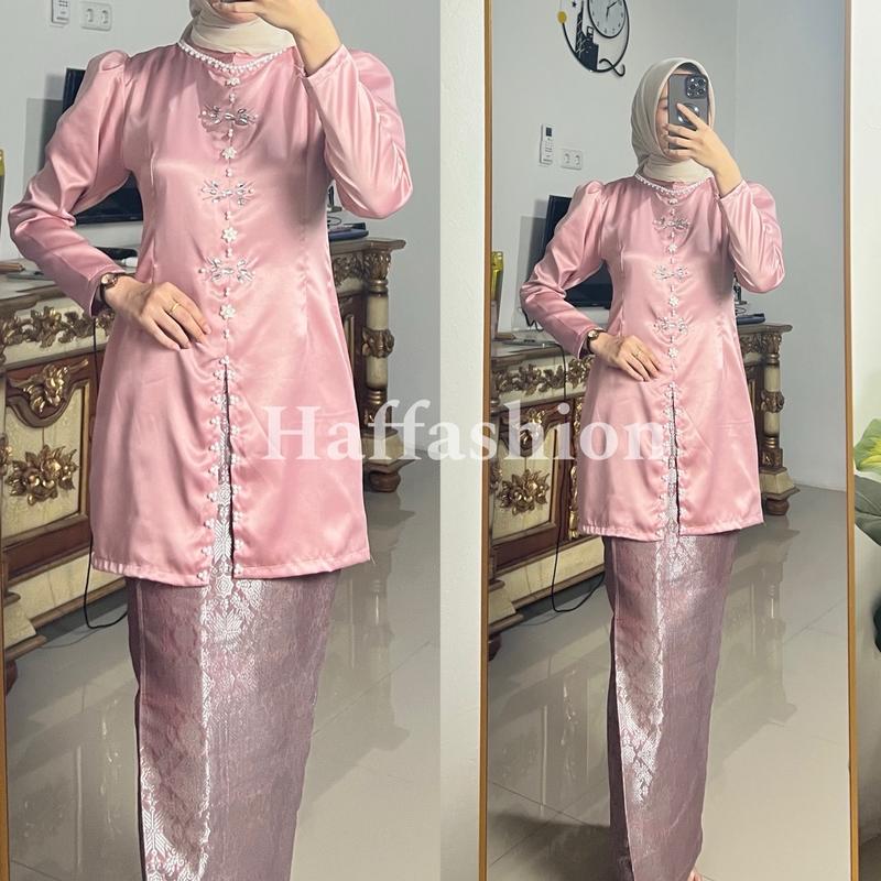 ZAHRA One Set Kurung Melayu Songket termurah baju kondangan wanita ...
