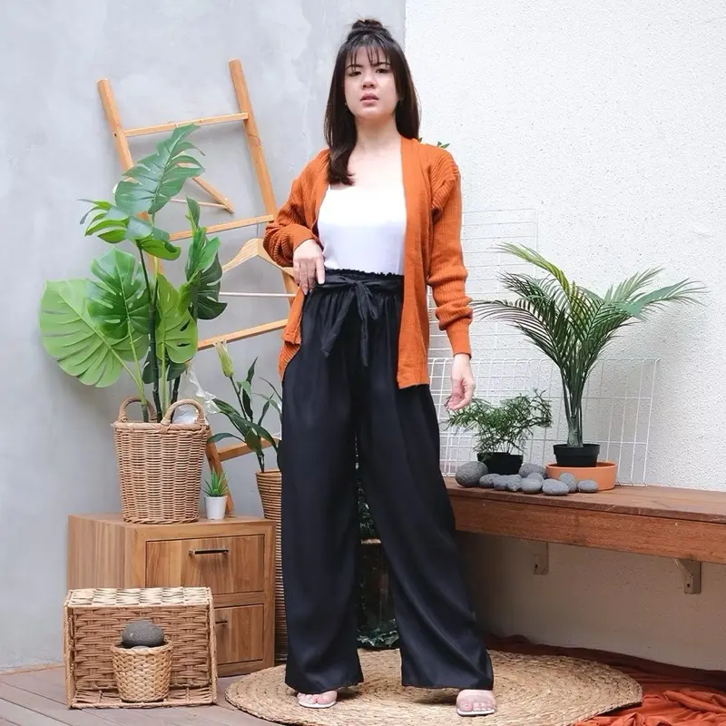 Celana Kulot Daily Basic Ansley Pants / Kulot Wanita Panjang Loose ...