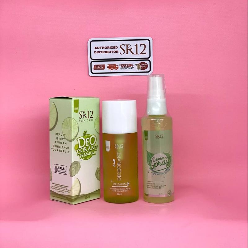 SR12 Deodorant Spray Halal Herbal Tawas Jeruk Nipis Aloe Vera Anti Bau ...