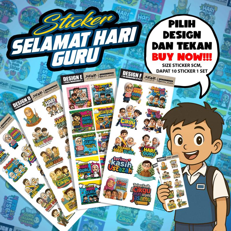 Sticker Hari Guru Teacher's Day 2025 - TikTok Shop Malaysia
