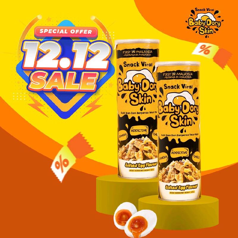 Snack Baby Dory Skin Snack Viral - Chezzy + Salted Egg , Rangup ...