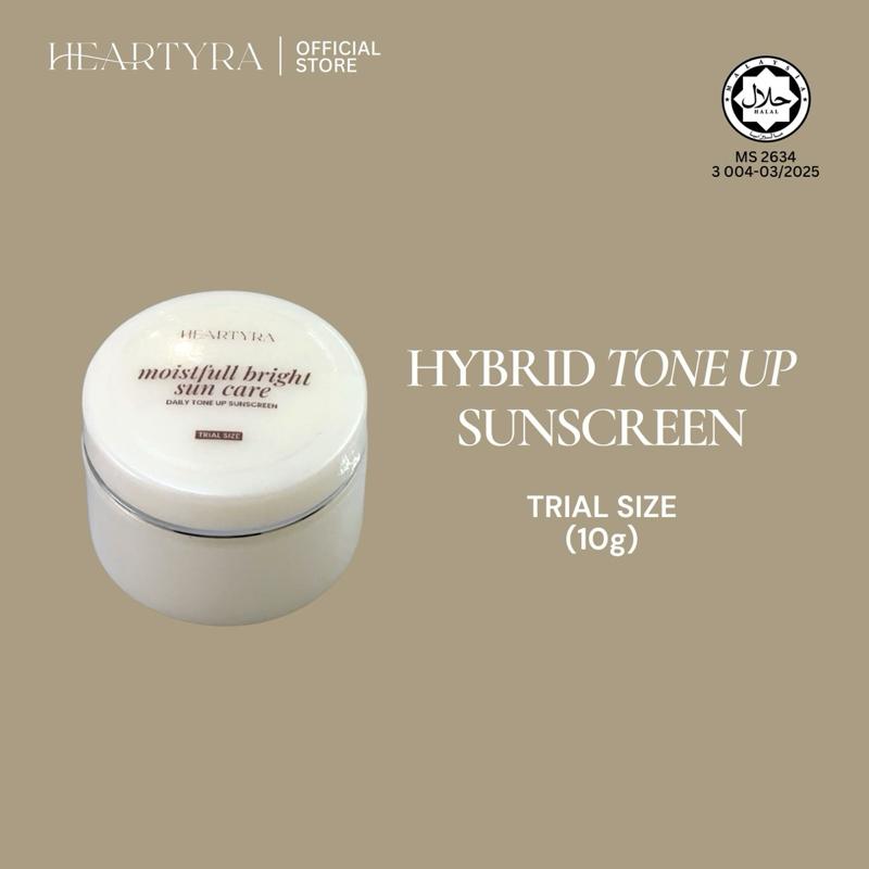 HEARTYRA Trial Size Tone Up Sunscreen 10g | Hybrid SPF50, Brightening ...