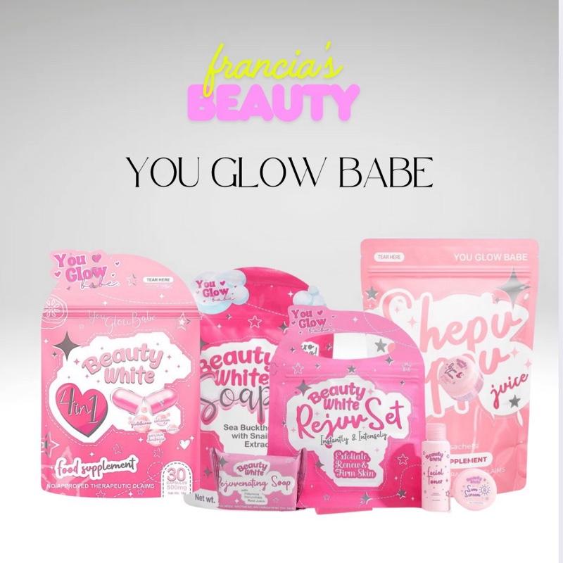 YOU GLOW BABE | BEAUTY WHITE 30 CAPSULES, PURE GLUTA 500 mg, - TikTok ...