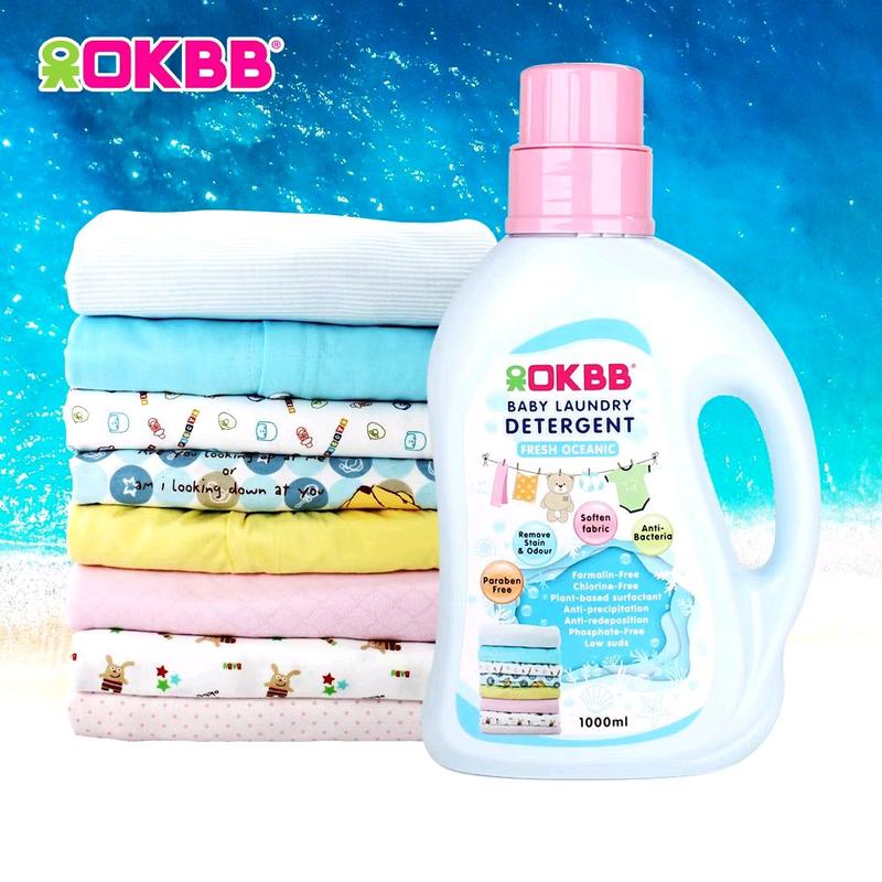 OKBB Laundry Detergent Bottle & Refill 1000ml/ Sabun Cuci Pakaian ...