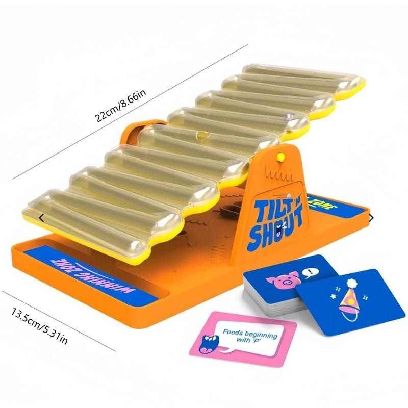 Tilt N Shout Board Game, 1 Box Funny Interactive Board Game ...