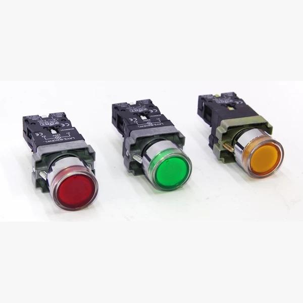 Jual FORT Iluminated Push Button dengan NEON LAY5-BW3361 / LAY5-BW3461 ...