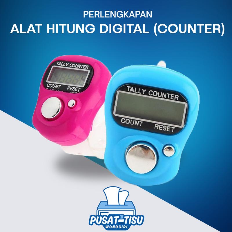 Tasbih Digital LED Alat Hitung Otomatis Hand Finger Tally Counter ...