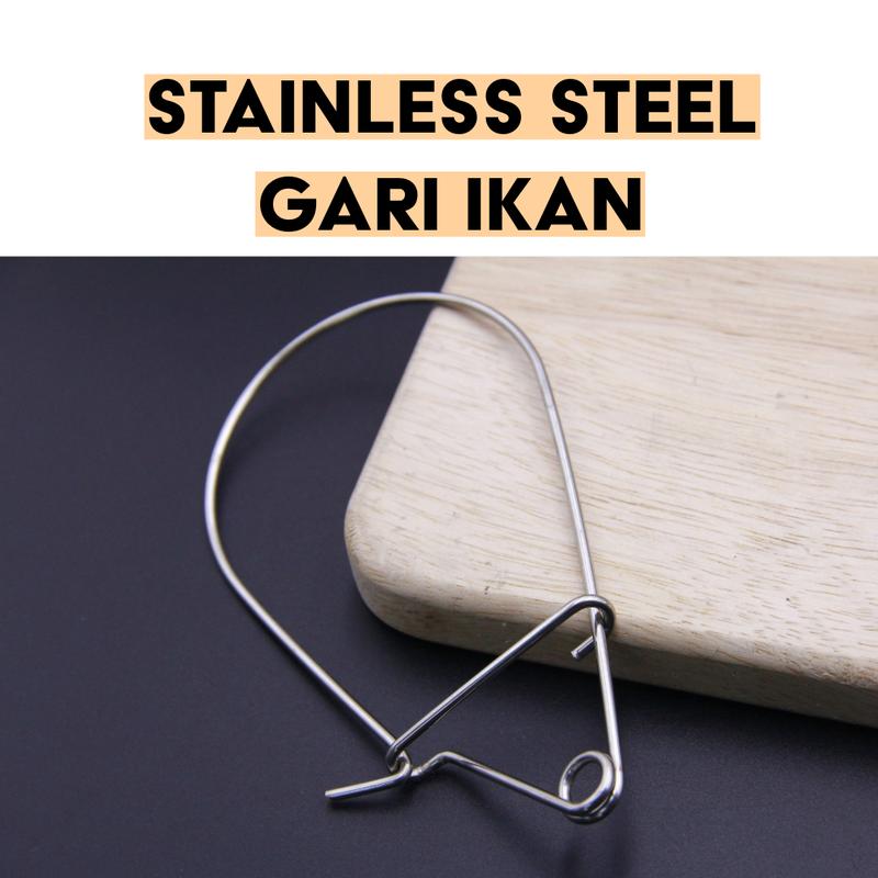 GARI IKAN Stainless Steel Fish Lock FISH MOUTH CLIP Fish Hanger ...