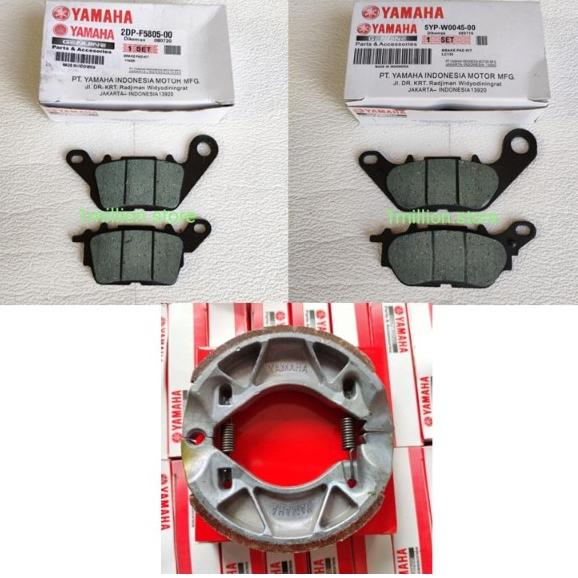 YAMAHA DISC BRAKE PAD BRAKE SHOE LINING BRAKE ORIGINAL EGOS EGO-S ...